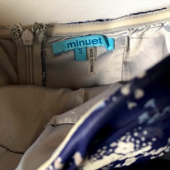 Minuet Petite | Dresses | Blue Moonscape Melodies Maxi Dress Sz S ...